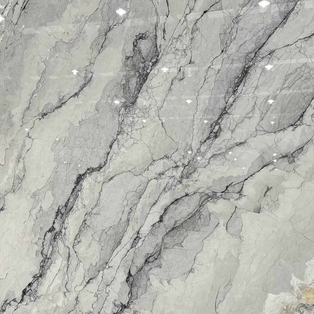Camouflage White Marble
