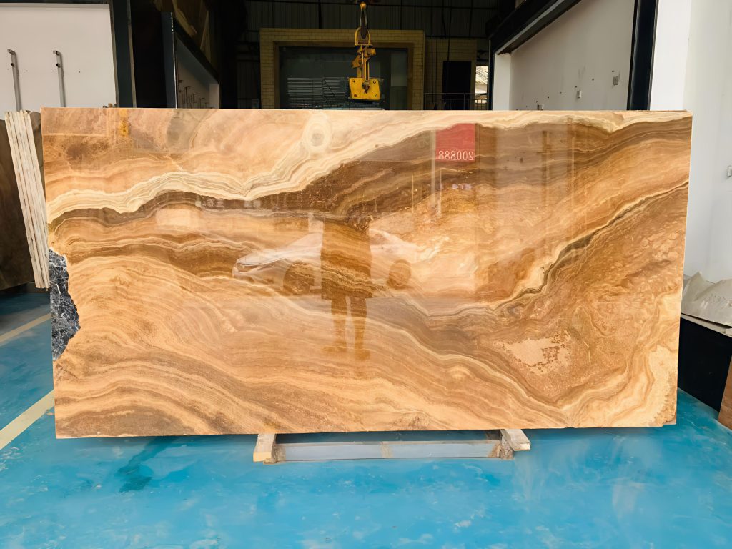 Wood Grain Yellow Onyx